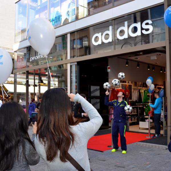 Adidas Store Opening - Sebastian Heller meets Lukas Podolski